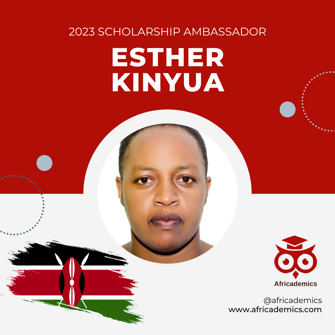 Meet our Ambassador: Esther Mbuci Kinyua – Africademics