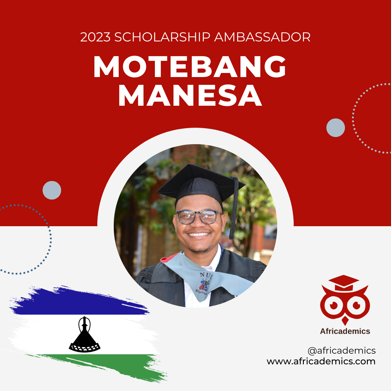 Meet our Ambassador: Motebang Manesa – Africademics